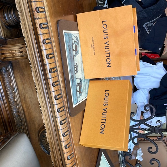 Louis Vuitton | Accessories | Gorgeous Thick Louis Vuitton Box With Lv ...